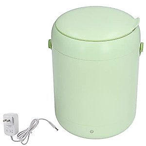 Portable Washer, Mini Washing Machine, Intelligent Underwear Washer 3L Capacity US Plug 100 240V For Small Clothes Like Socks, Undergarments Etc(Green)