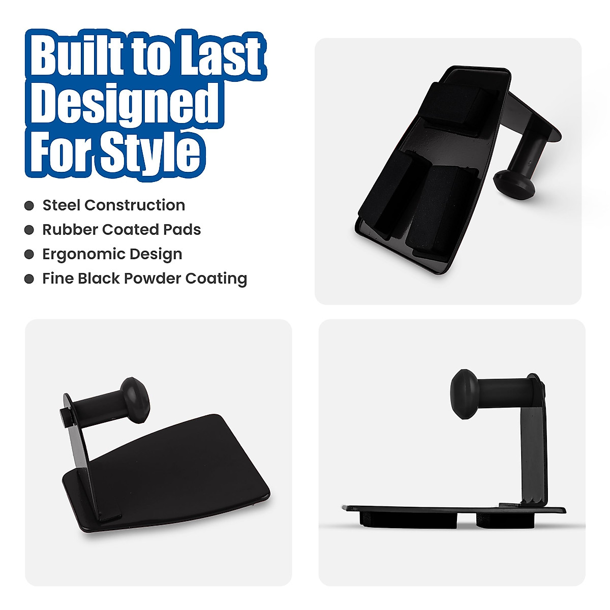 EHOMEA2Z Magnetic Paper Towel Holder Heavy Duty Steel Refrigerator Kitchen Fridge Bar Grill BBQ RV (Black, 1)