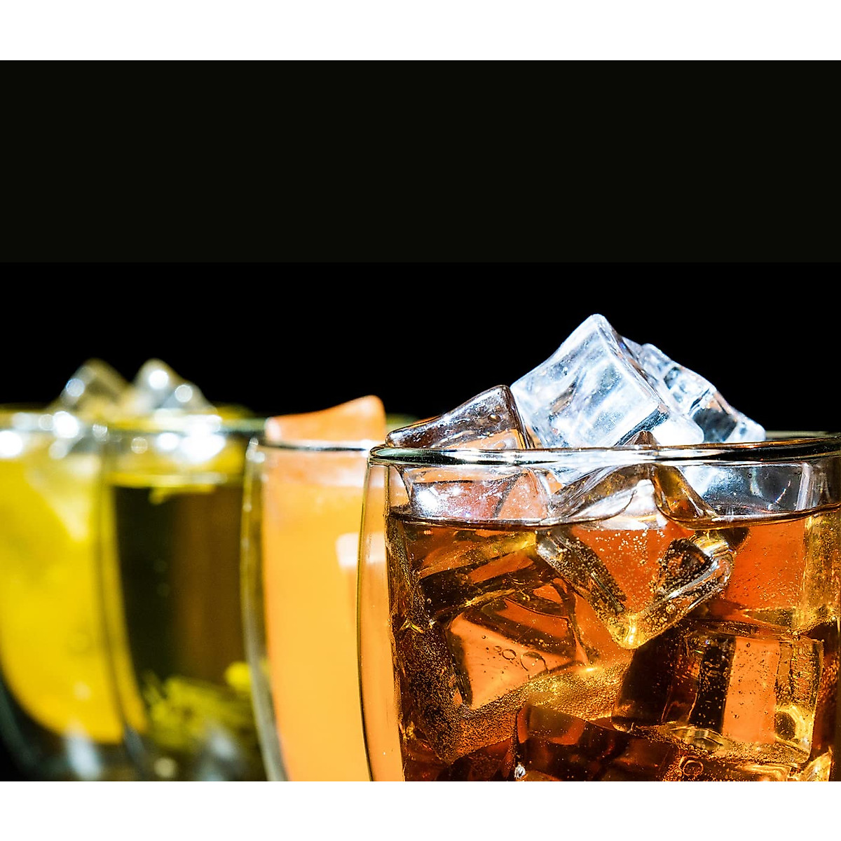 LEMONSODA Double Wall Large Glass Coffee Mugs Cups (12oz 350ml) Insulated Thermal Mugs Glasses For Tea, Coffee, Latte, Cappucino, Cafe, Milk | Hot and Cold beverages | Set of 4