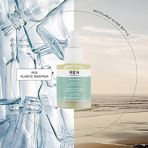 REN Clean Skincare - Evercalm™ Barrier Support Elixir - Skin Barrier Strengthening Face Oil for Dry & Sensitive Skin, 1 fl oz