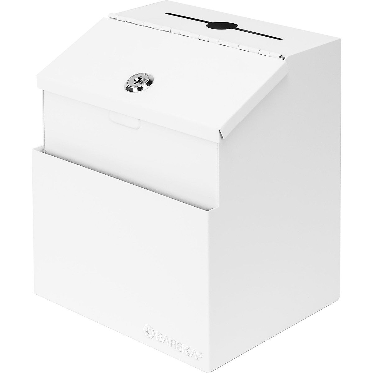 Barska Secure Wall-Mount Suggestion & Ballot Drop Box with Key Lock – For Ballots, Documents & Payments