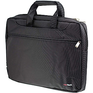 Navitech Black Sleek Water Resistant Travel Bag - Compatible with ASUS ProArt Studiobook Pro 16 OLED (W7600) 16"