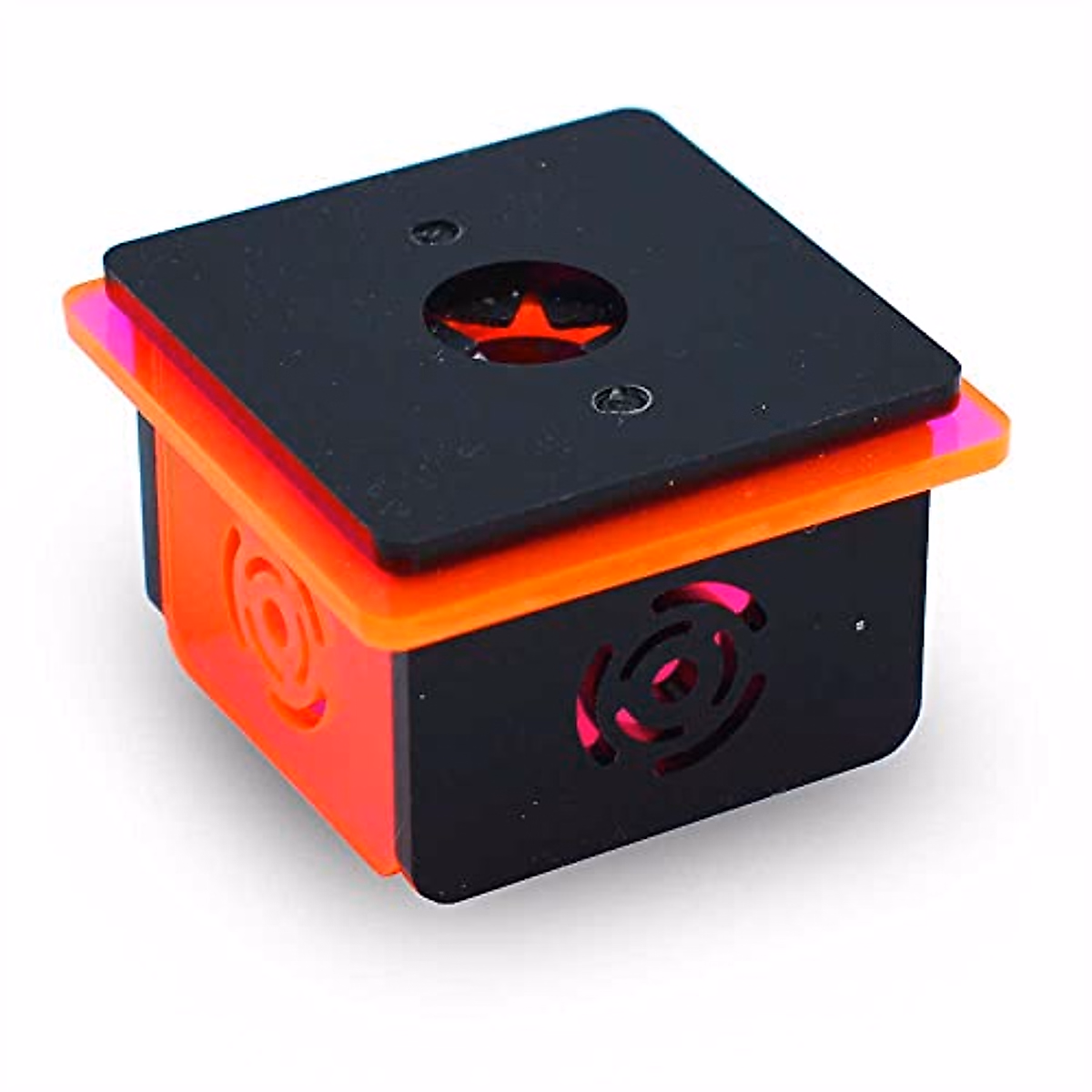 PNW Custom Pink Frag Pop Stand w/Frag Lock | Acrylic 1 Hole Frag Rack Plugs Reef Fragging Coral Holder for Aquarium (Single), Black