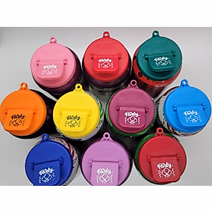 Beverage Buddee Can Cover with Party Imprint - Best Can Cover For Standard Size Soda/Beer/Energy Drink Cans - Made In The USA - BPA-PCB Free - 10 in a Pack of Assorted Colors (Plain)