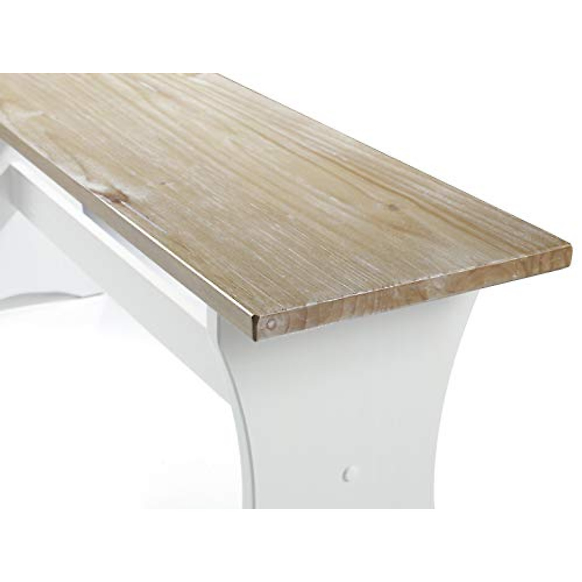 Linon Home Decor Sadie Antique White Nook