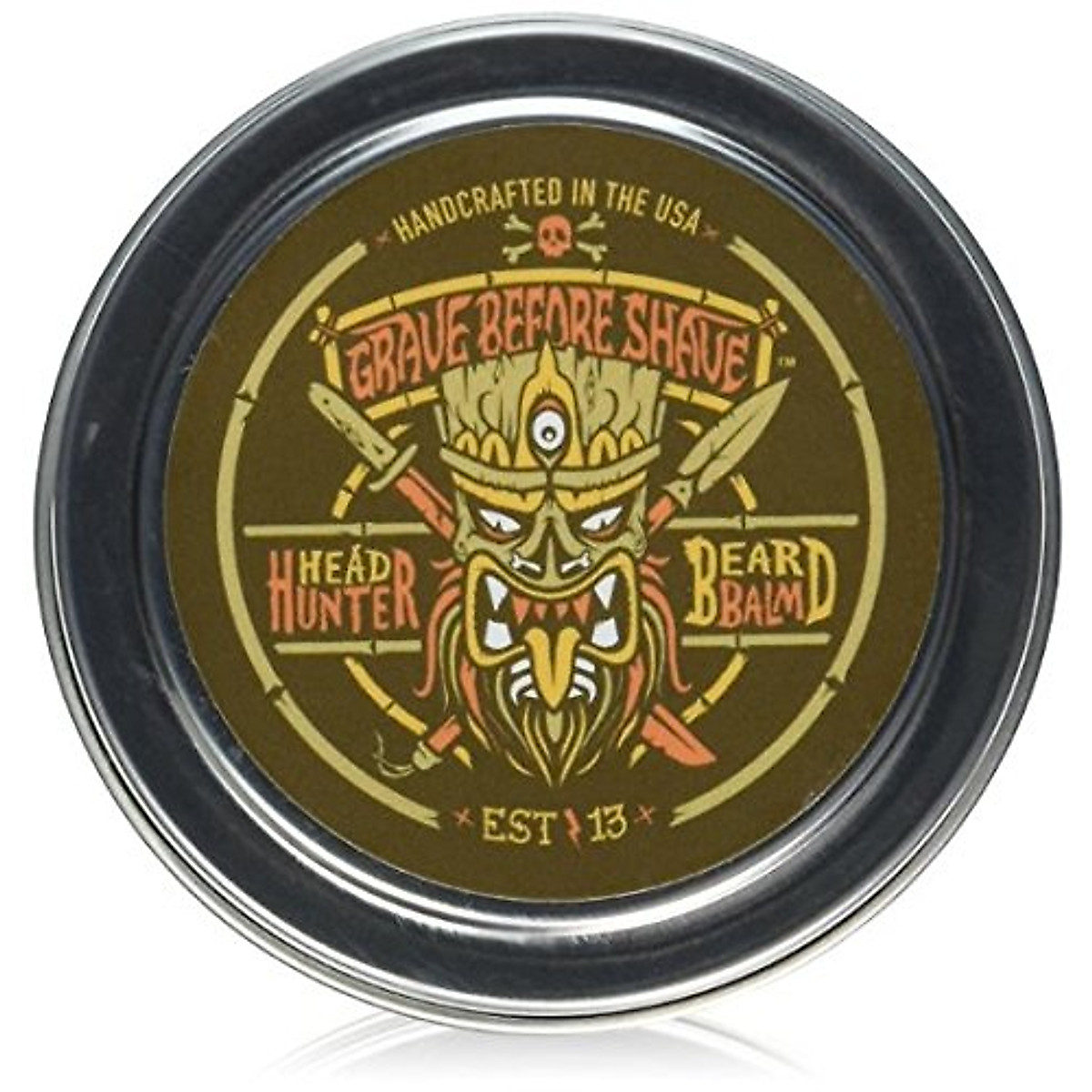 Grave Before Shave™ Head Hunter Beard Balm (Tropical summer aroma) (4 oz.)