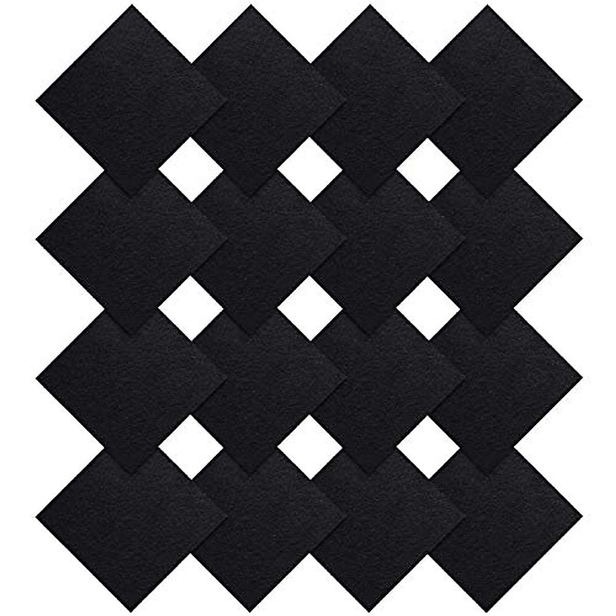 16 Pieces Compost Bin Filters Kitchen Compost Charcoal Filters Refills Replacement Filters for Kitchen Compost Bucket Pail Countertop Bins Filter, Square