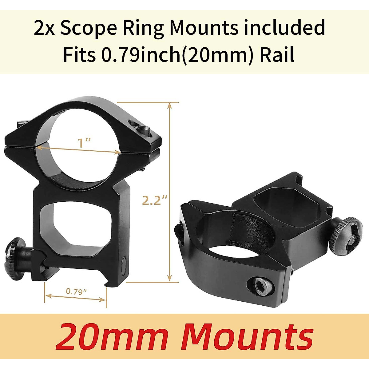 Beileshi 4x32 Compact Rifle Scope Crossbow Scope,Crosshair Optics Hunting Scope with 20mm Free Mounts