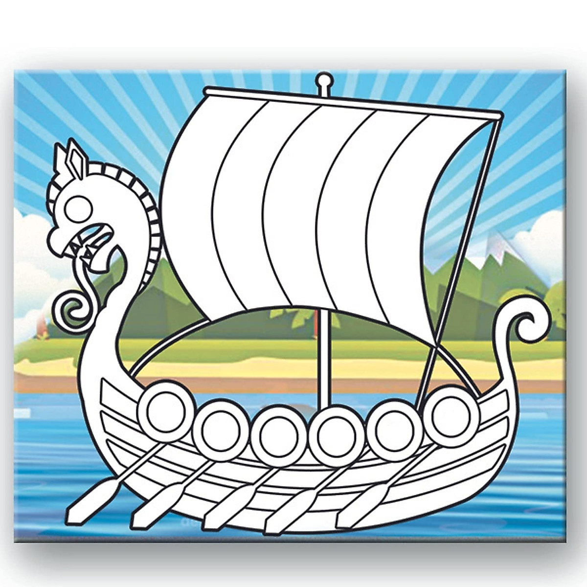 Toykraft Sand Art Kit for Kids, Toddler Arts and Crafts Activity Kits Age 3-5 - Ships