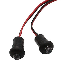 TAKPART 12v Car Theft Deterrent Light Red LED Flashing Dummy Alarm Warning Security Light