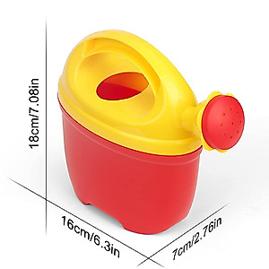 Anzmtosn Jumbo Watering Can for Kids - Beach Sand Toys Garden Play Time or Practical Use - Childs ABS Plastic Plant Garden Watering Can - Small Water Can for Boys Girls, Perfect for Easter Gift