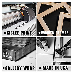 Over water bungalows Personalized Canvas or Photo Print and Framed Art Artwork with Couple's Names Special Date and Your Own Message on, Great Gift for Anniversary,Wedding,Birthday