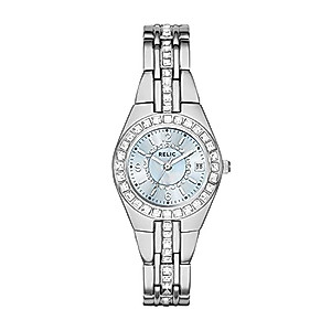 Relic by Fossil Women's Queen's Court Quartz Stainless Steel Dress Watch, Color: Silver-Tone (Model: ZR12161)