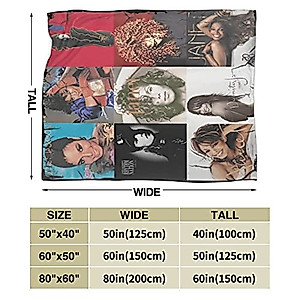 American Janet Singer Jack-Son Blankets Throw Blanket,Nice Fleece Blankets and Throws for Couch, Quality Blanket Air Conditioned Blanket 80"X60"
