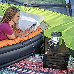 CORE 1000 Lumen CREE LED Rechargeable Camping Emergency Lantern, Lithium Ion Batteries, Charges Cell Phones (1-Pack)