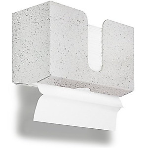 TrippNT 51915 PETG Dual-Dispensing Paper Towel Holder, 10 7/8" Width x 6 1/2" Height x 4 1/4" Depth, Charcoal Sand Gray