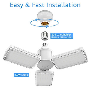Olafus Motion Sensor LED Ceiling Light, 800LM Battery Operated Ceiling Light, 5000K Motion Activated Light for Closet Shower Room Stairs Hallway Bathroom, Orange