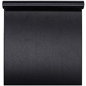 Self Adhesive Thick Vinyl Black Brushed Metallic Stainless Steel Contact Paper for Fridge Refrigerator Dishwasher Stove Kitchen Appliances 15.7x117 Inches