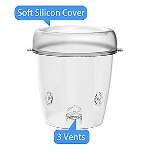 Dog Inhaler Mask Oxygen Mask for Cats and Dogs, Oxygen Mask for Pets (Large Dogs)