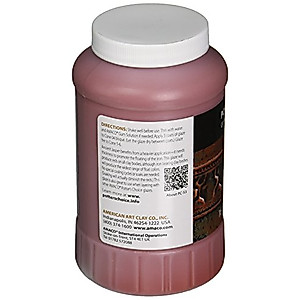 AMACO Potters Choice Lead-Free Non-Toxic Glaze, 1 pt, Ancient Jasper PC-53 - 1371059
