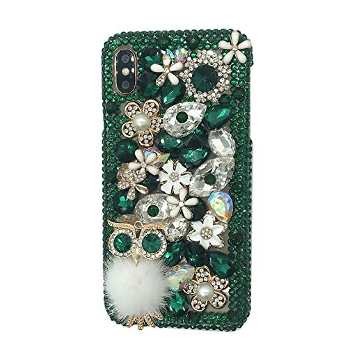 redecarie for Samsung Galaxy Note 10 Plus Diamond Case,Luxury Crystal Rhinestone Owl Bling Glitter Shiny Gemstone Women Girls Kids Sparkle Protective Phone Case Cover