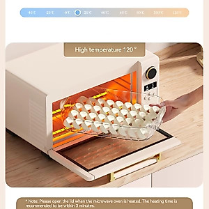 MANHONGYU 4-layer Food Storage Container, Dumpling Box,Cookie Container,Transparent Food Preservation Box for Kitchen and Refrigerator, Stackable Snack Container with Lid，Good Sealing,Heighten