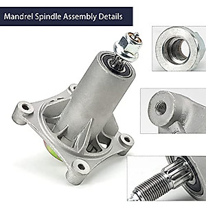 Spindle Assembly fit for Husqvarna 587819701 AYP187292 fit for Craftsman 917289912 917288320 917253701 Replace 187292 192870 532187281 532187292 567253301 587125401 for 42",46",48",54" Deck