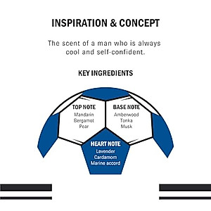 Cristiano Ronaldo - CR7 Play It Cool - Men's Eau de Toilette Spray - Fresh Spicy & Aromatic Fragrance With Notes of Bergamot, Cardamom & Amber - 1.7oz