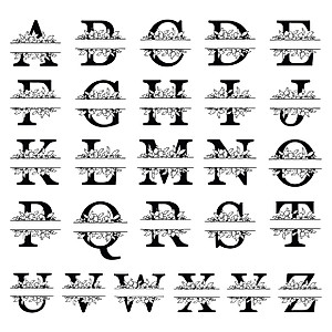 Customized Engraved Personalized 40oz Insulated Tumbler Cup Mug with Handle and Straw, Custom Name Text Logo Laser Engraving Birth Flower Monogram Gift (Initial Monogram with Custom Text)