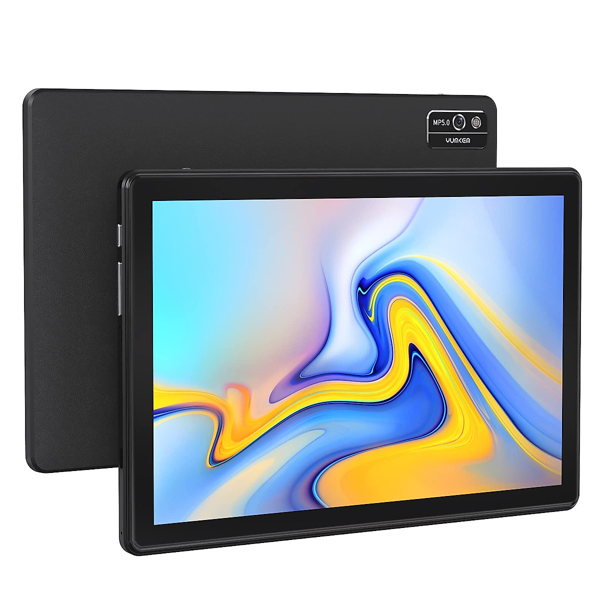 YUMKEM Tablet 10.1 inch, 4GB RAM 64GB Storage, Android 11 Go, 10 inch Android Tablets, 1280 X 800 IPS HD Display, Large Battery, Dual Camera, WiFi Only, Black