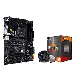 Micro Center AMD Ryzen 5 5600X 6-core Desktop Processor with Wraith Stealth Cooler Bundle with ASUS TUF Gaming B550-PLUS Motherboard and 2TB Gen4x4 M.2 SSD