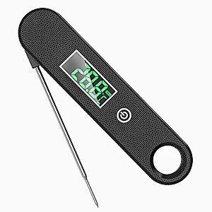 Outdoor Cooking Grill Thermometer,Instant Read Digital Meat Thermometer with Back Light Screen,Suitable for Barbecue,Hot Food.