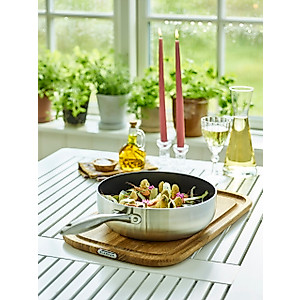 Scanpan - 65082600 CTX Covered Deep Sautè Pan, 4 Quart, Silver