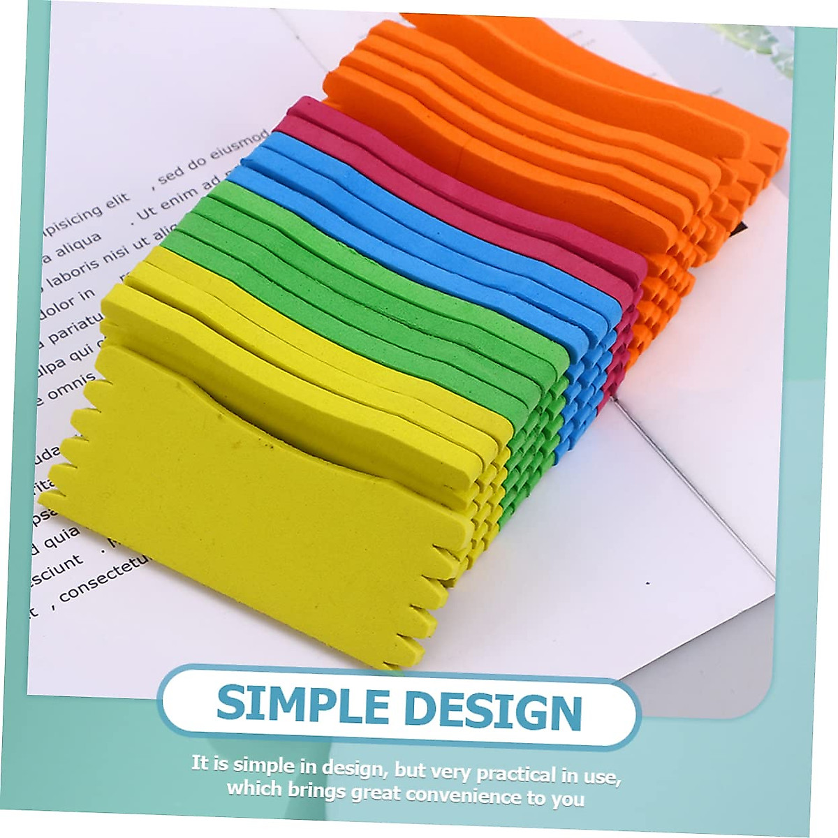 PLAFOPE 100 Pcs foam wrap fishing line storage board sanding blocks fine sandpaper fishing line spools snelled fishing hook dry hands thread stand fishing line winding board cross sponge