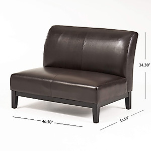 Christopher Knight Home Darcy Loveseat, Brown