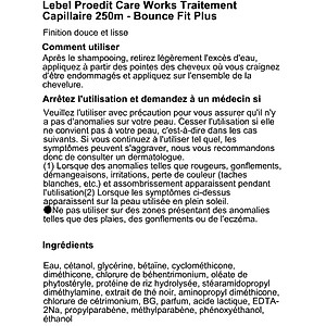 Lebel Cosmetics ProEdit Care Works Treatment Bounce Fit Plus - 250ml