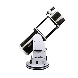 Sky Watcher Sky-Watcher Flextube 250 SynScan Dobsonian 10-inch Collapsible Computerized GoTo Large Aperture Telescope, White, (S11810)