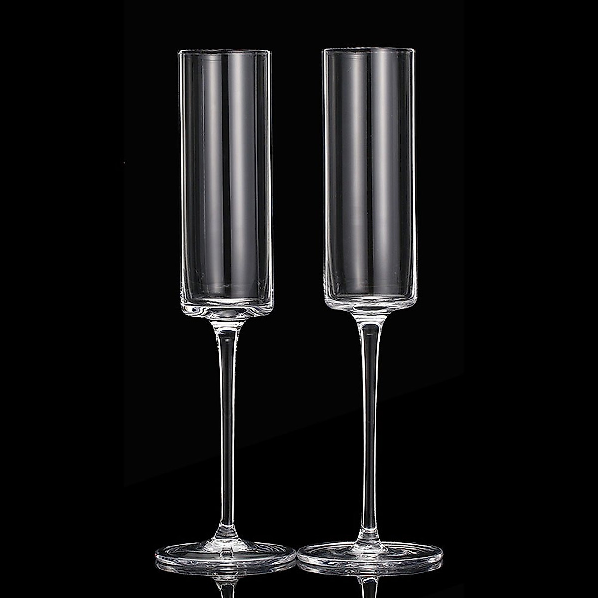 Champagne Flute Elegant Hand Blown Wedding Champagne Flutes Glasses Lead-free 4/pack