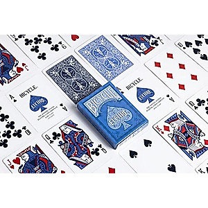 Bicycle Euchre Playing Card Deck - 9 Through Ace - Double Deck, Blue
