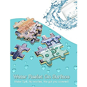 Jigsaw Puzzle 1000 Pieces for Adults, Water Resist Wooden Puzzle, VCOMO Thickened Puzzle, Floor Puzzles, 29.5”x19.7”