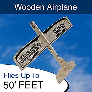 Granite Mountain Products Balsa Wood Planes Toys Set - 6 Balsa Glider Kits | Model Toy Airplane Kits | 6 Glider Planes | Classic Toys Perfect for Party Favors, Parties, BBQ's