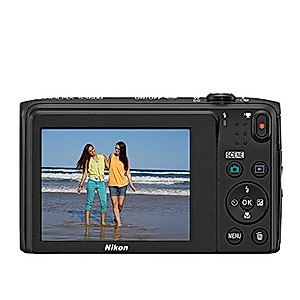 Nikon COOLPIX S3600 20.1 MP Digital Camera with 8x Zoom NIKKOR Lens and 720p HD Video (Black) (Discontinued by Manufacturer)