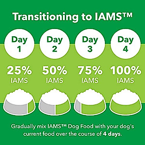 IAMS Healthy Aging Adult Dry Dog Food for Mature and Senior Dogs with Real Chicken, 29.1 lb. Bag