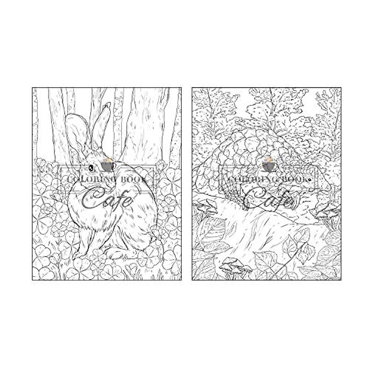100 Wildlife Scenes: An Adult Coloring Book Featuring 100 Most Beautiful Wildlife Scenes with Animals, Birds and Flowers from Oceans, Jungles, Forests and Savannas