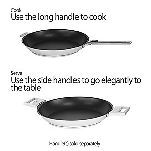 Cristel Strate Fryingpan, 8.5", Silver