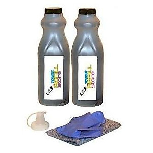 Toner Refill Store 2PK High Yield Toner Refill for Brother TN-550 TN550 TN-580 TN580 DCP-8060 HL-5200 HL-5240 HL-5250