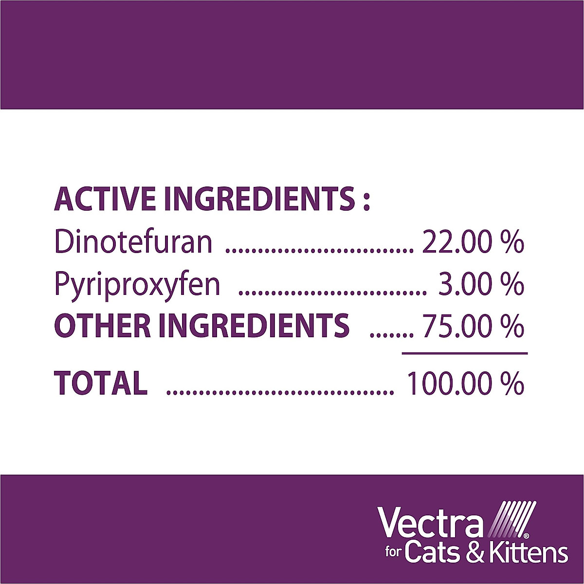 Vectra Tan for Cats and Kittens 2-9 Pounds 6 Doses