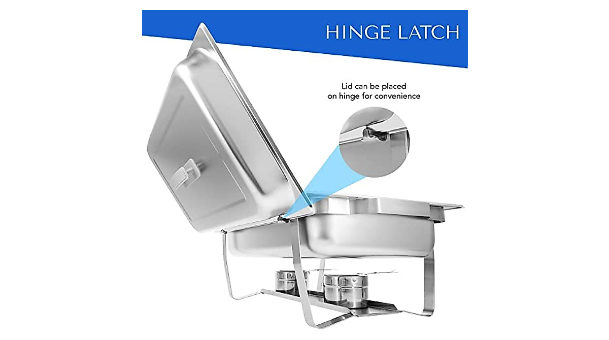 Alpha Living 8QT Chafing Dish Set - Stainless Steel Quality