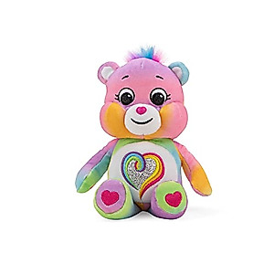 Care Bears 9" Bean Plush (Glitter Belly) - Togetherness Bear - Soft Huggable Material! For ages 4-104 years