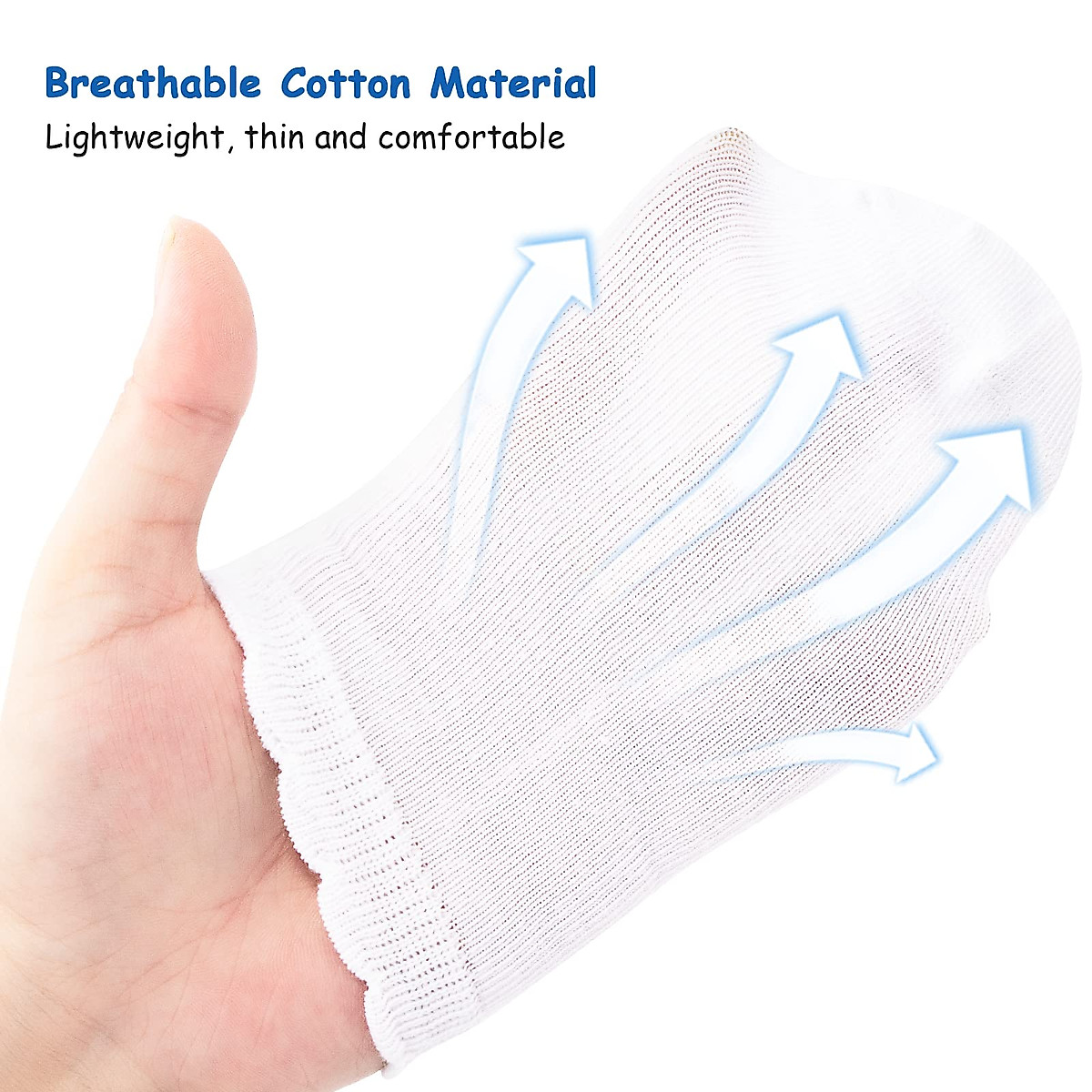 Looching 6 Pack Toddler Baby Girls Boys No Show Ankle Socks Cotton White Mesh Thin Low Cut Socks Kids 1-3Years